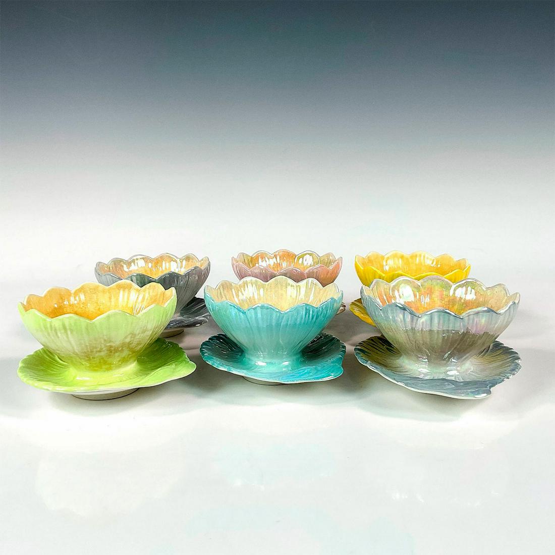 6pc Royal Winton Grimwades Lusterware Dessert Bowls Auction