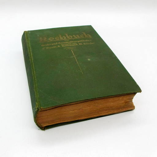 Hardcover German Recipe Book, Rochbuch