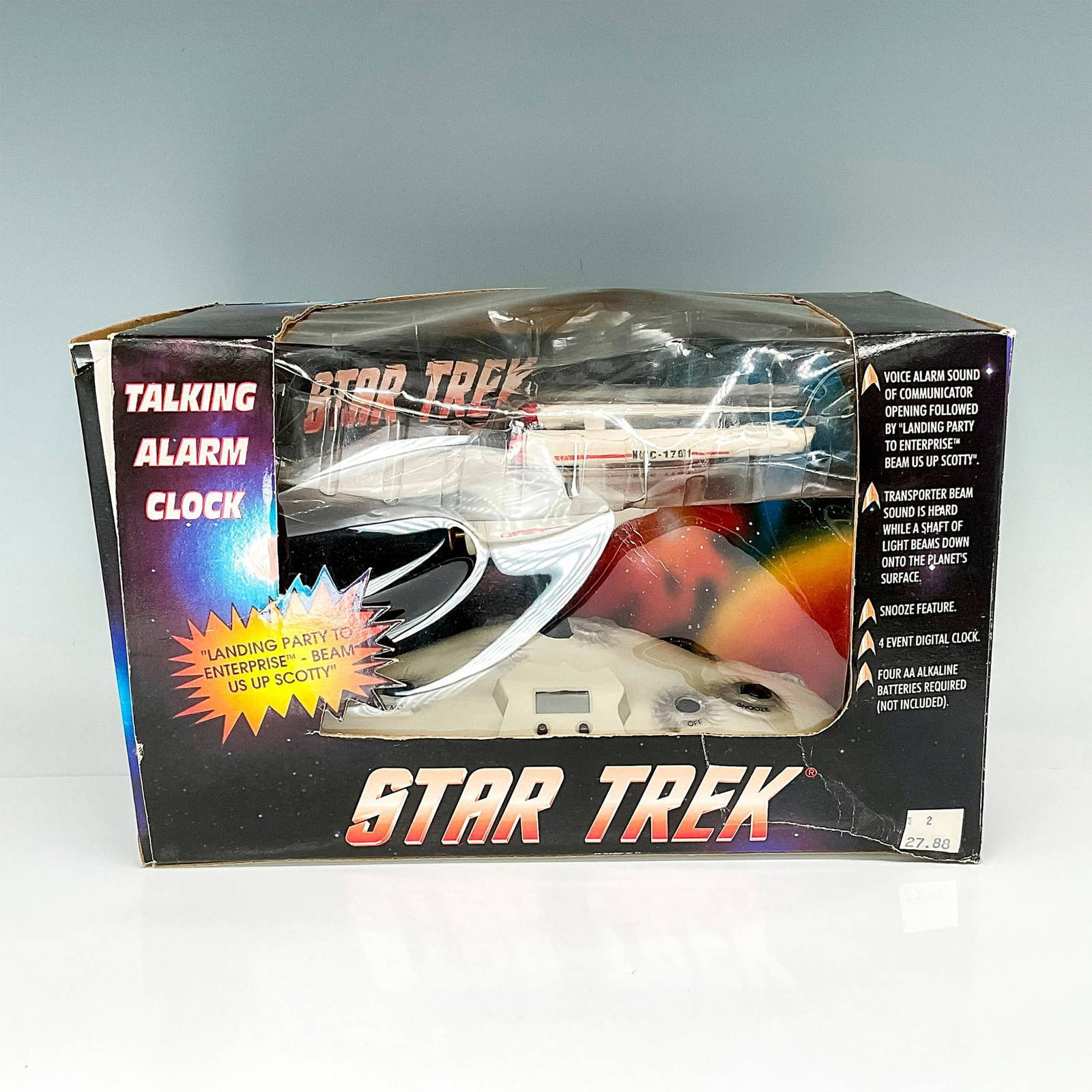Star Trek Talking Alarm Clock Auction