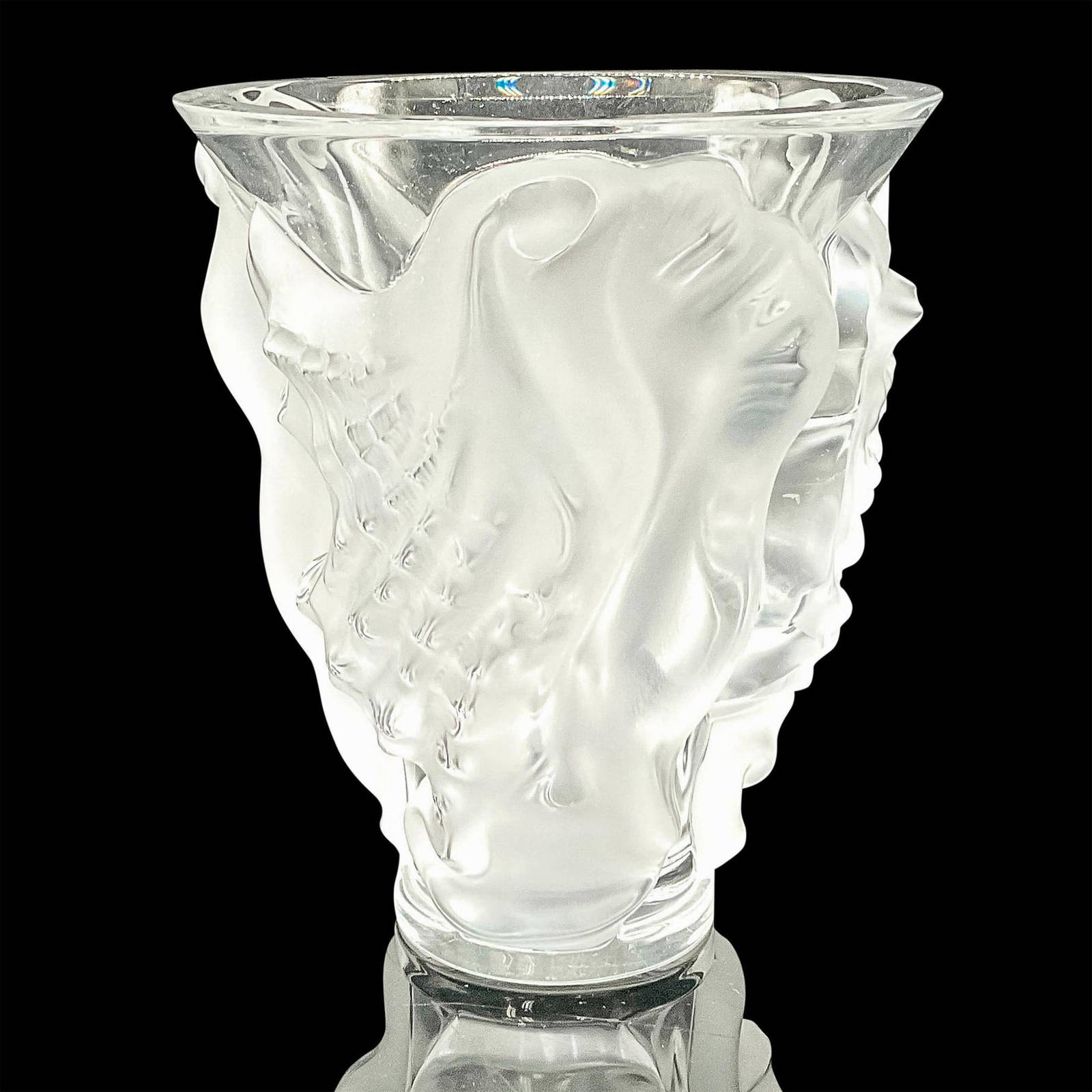 Lalique Crystal Conch Vase Auction