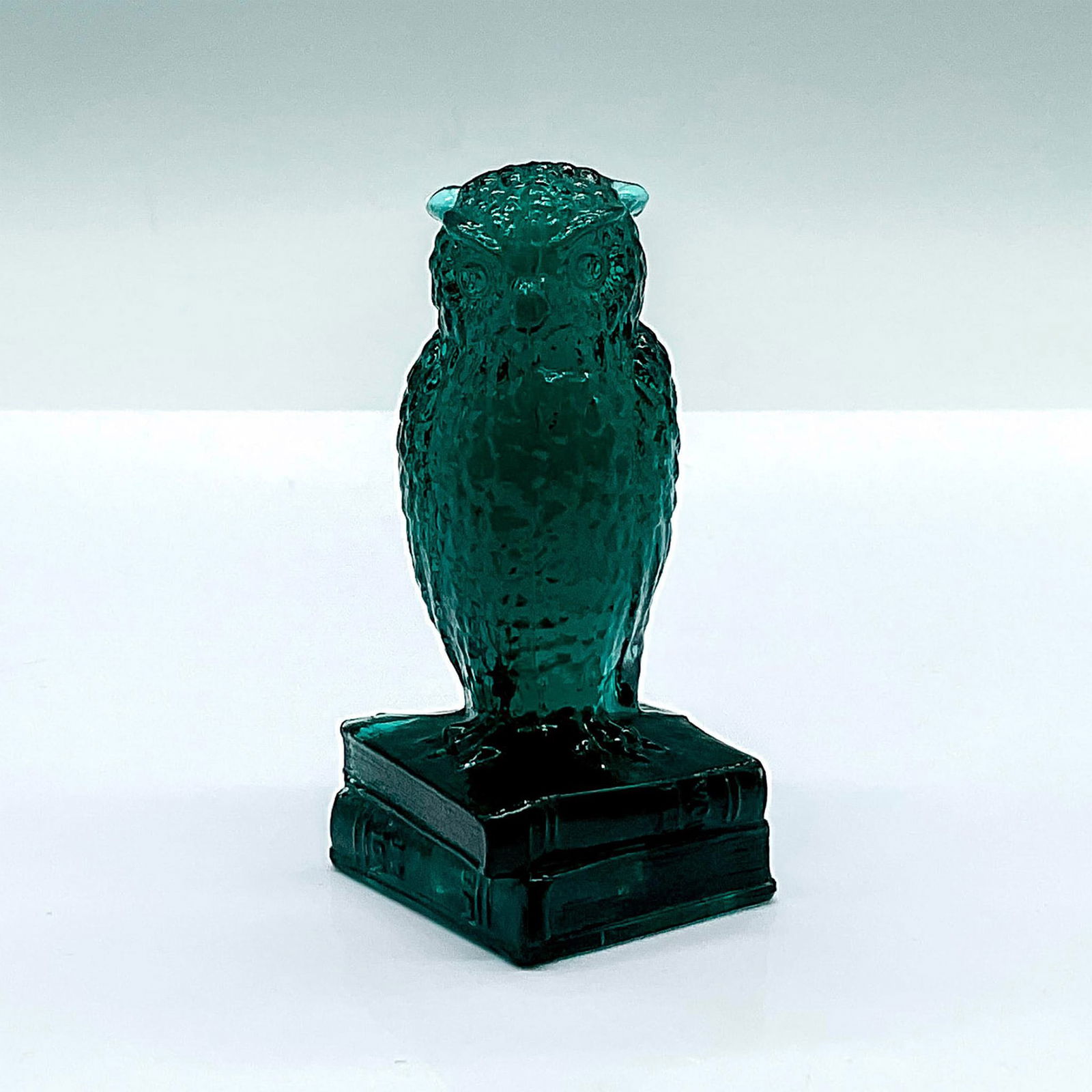 Degenhart Glass Owl Paperweight Jade Slag Auction