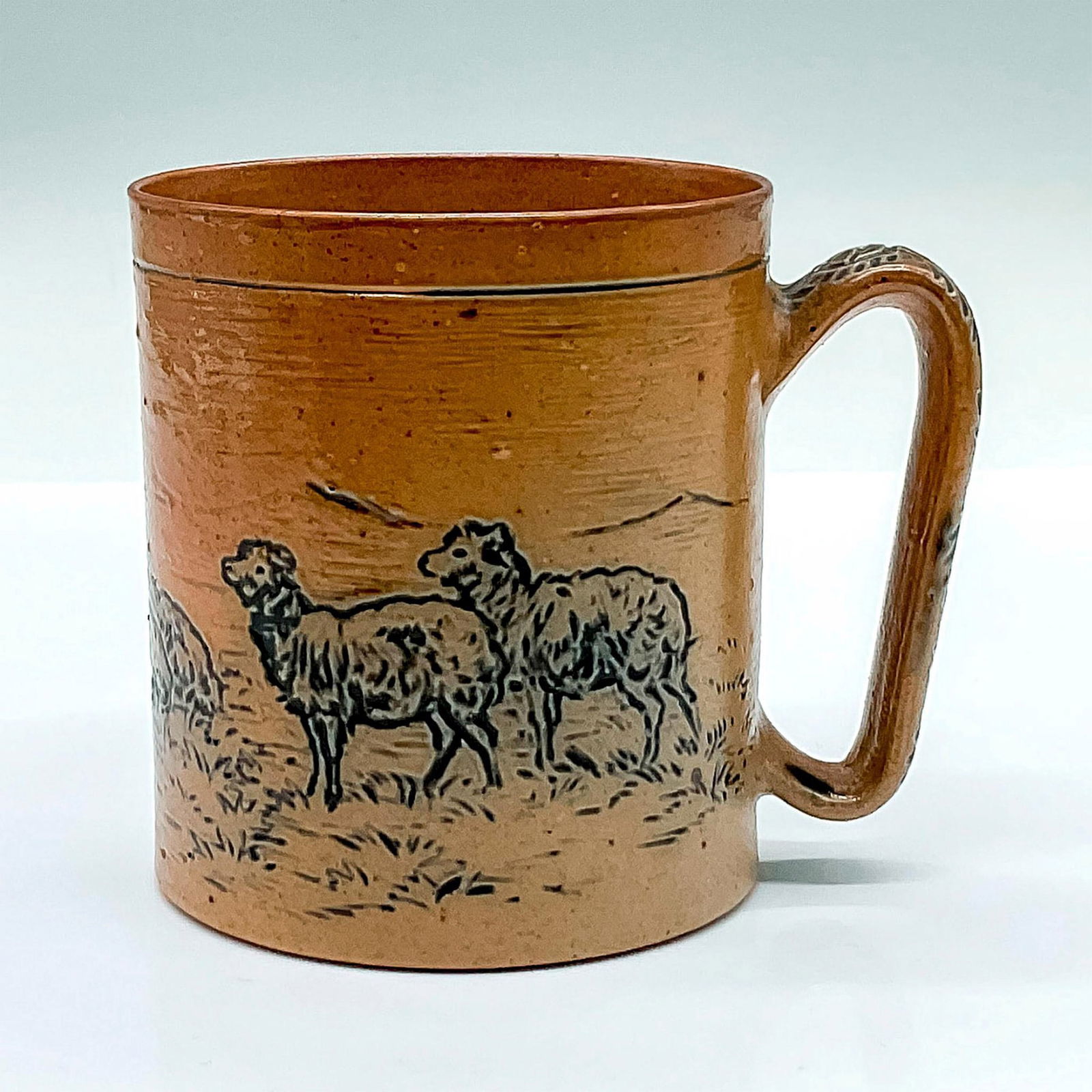 Doulton Lambeth Hannah Barlow Stoneware Sheep Cup Auction