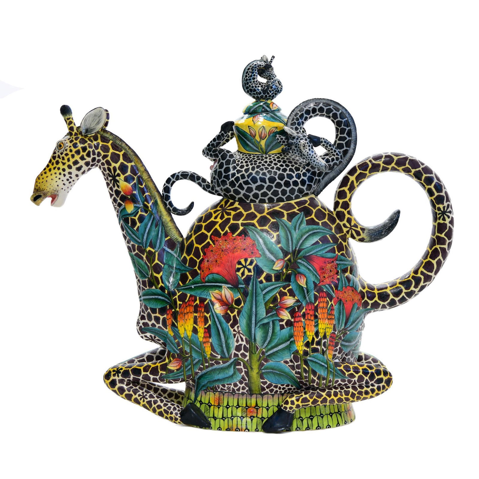 Giraffe Teapot By Ardmore Ceramics