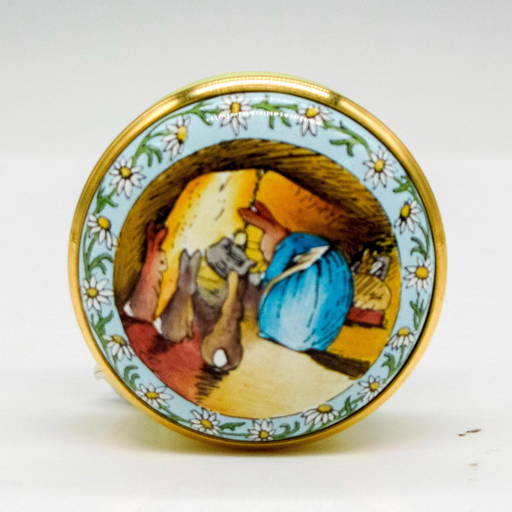 Halcyon Days Enamels Trinket Box, Beatrix Potter