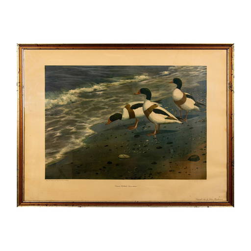 Robert Verity Clem (american) Lithographic Print, Signed