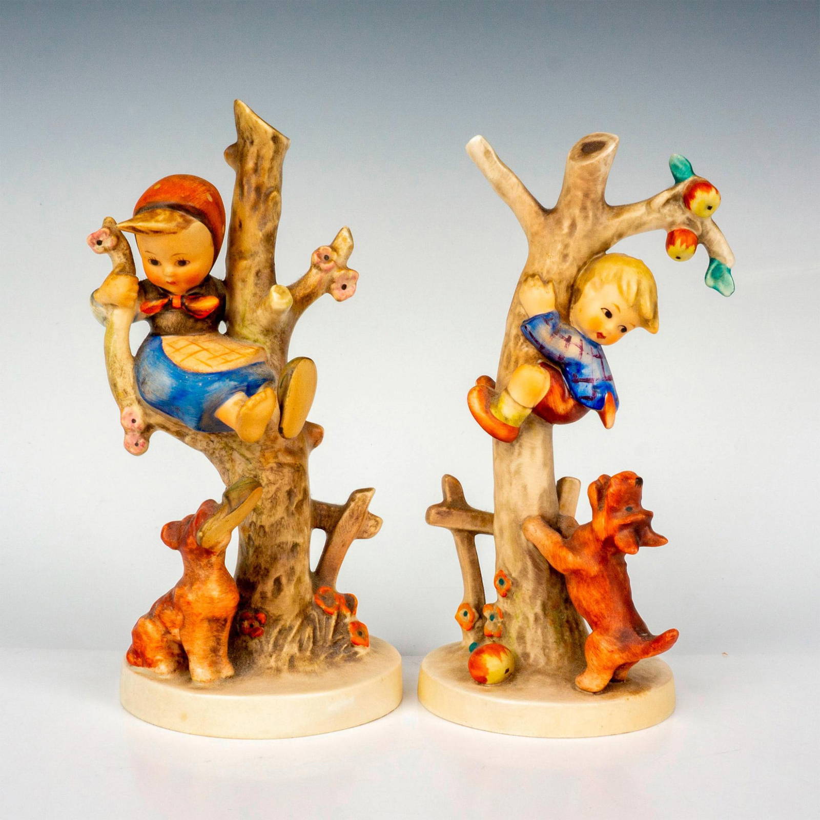 2pc Goebel Hummel Figurines, Out Of Danger + Culprits Auction
