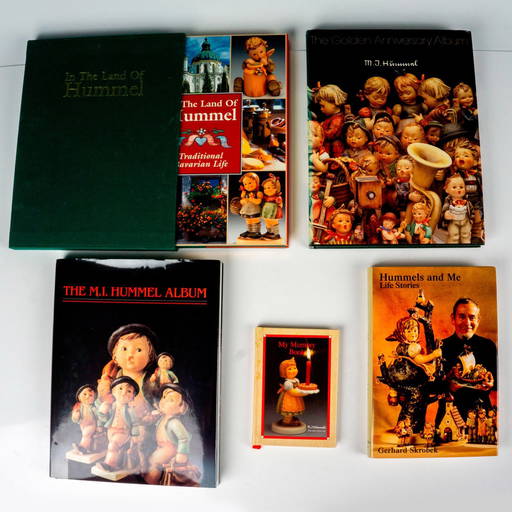 5 Assorted Collectors Books On Hummel Figurines
