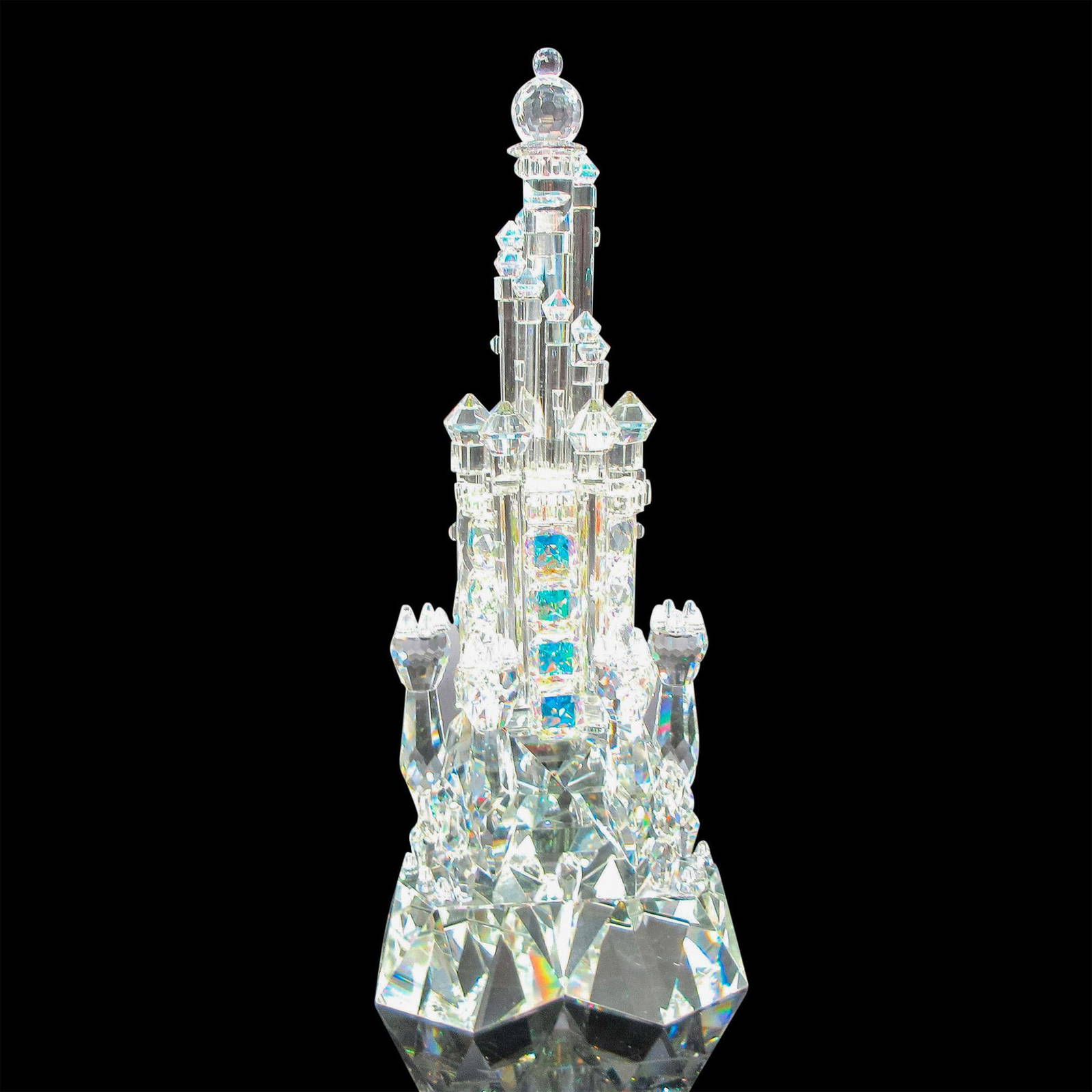Charles Castelli Crystal Figurine, Walt Disney Castle Auction