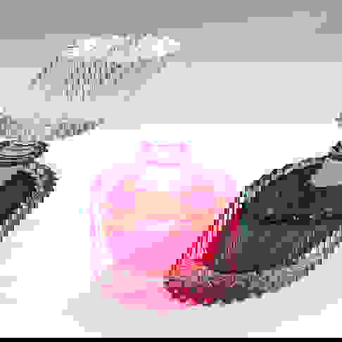 Vintage Glass Red Perfume Bottle With Stopper Auction