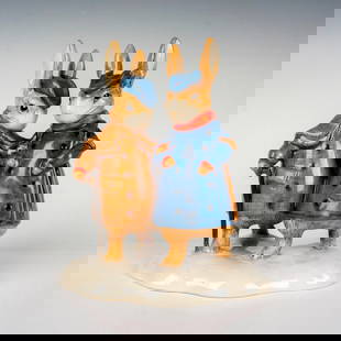 Very Rare Beswick Beatrix Potter's Figurine, Duchess With Flowers Bp2 ...