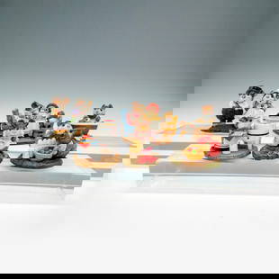 4pc Annette Petersen Miniature Figurines, Wee Forest Folk Auction