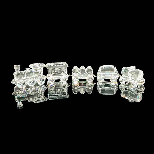 5pc Swarovski Crystal Train Set