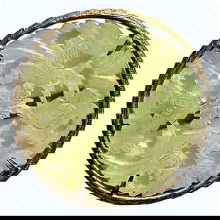 Han Dynasty - Carved Jade Beast Button Auction