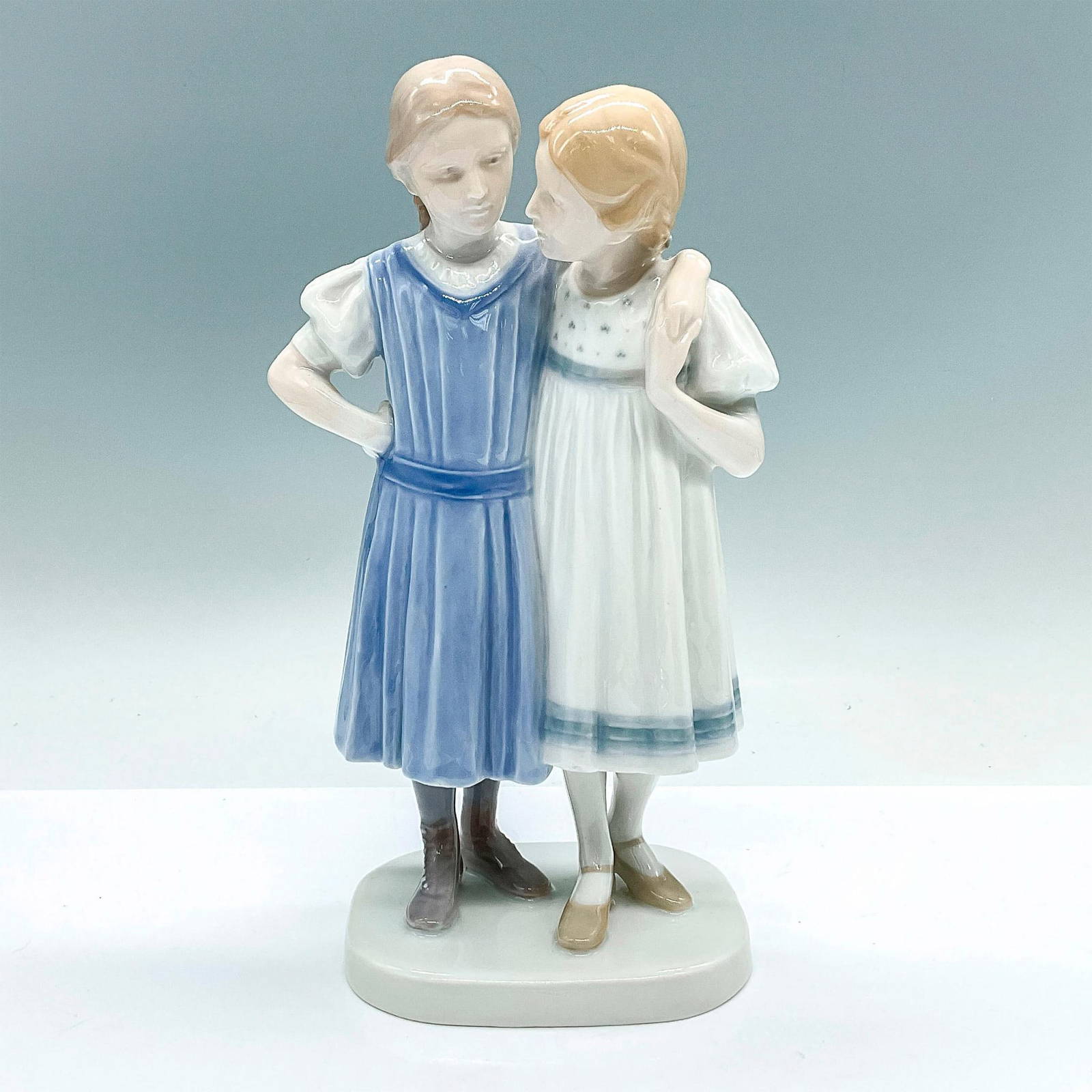 Bing & Grondahl Porcelain Figurine, Two Girls Auction