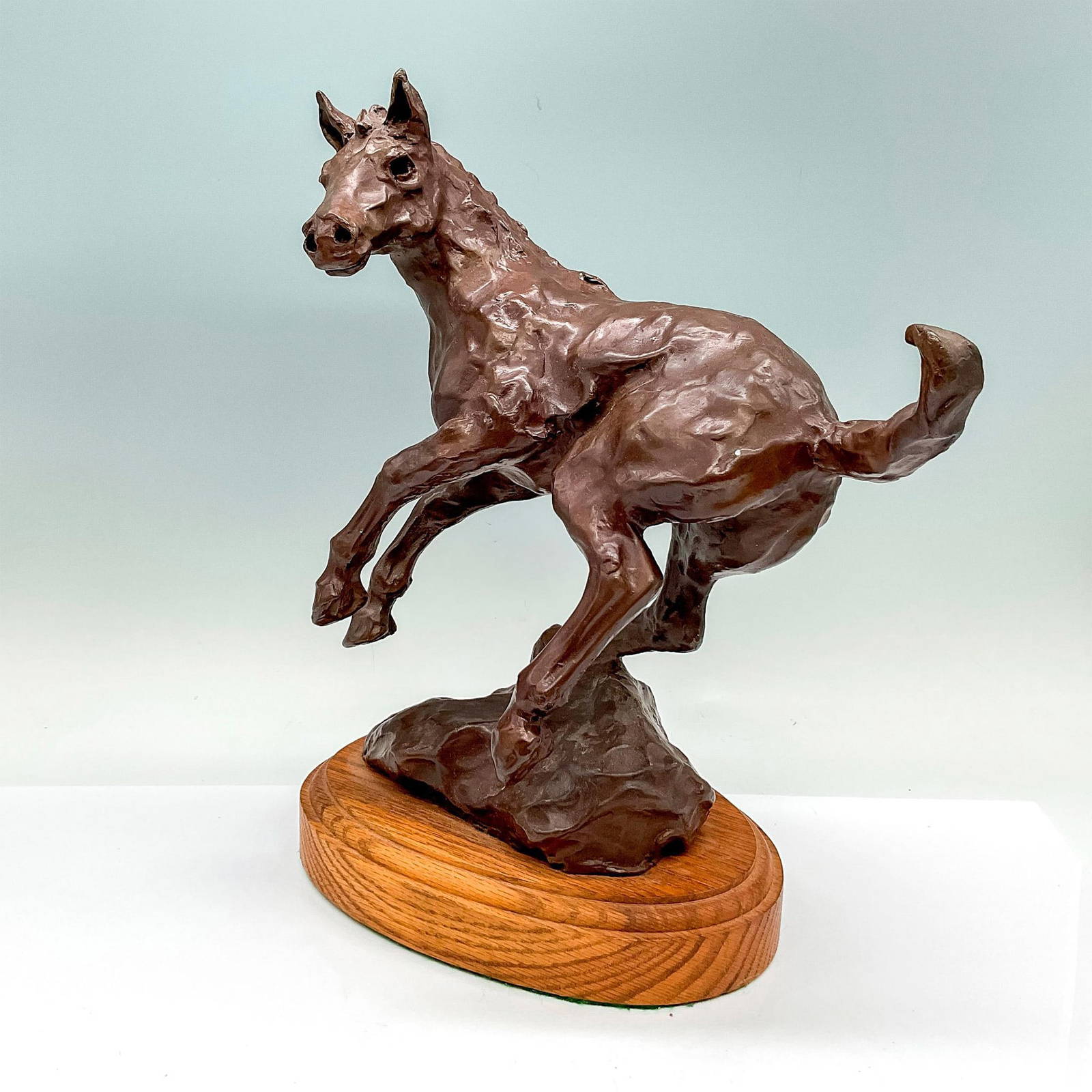 Sherry Sander (american, B.1941) Bronze Horse Sculpture Auction