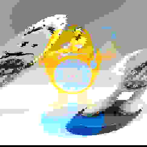 Vintage M & M Collectible Yellow Blue Alarm Clock Auction