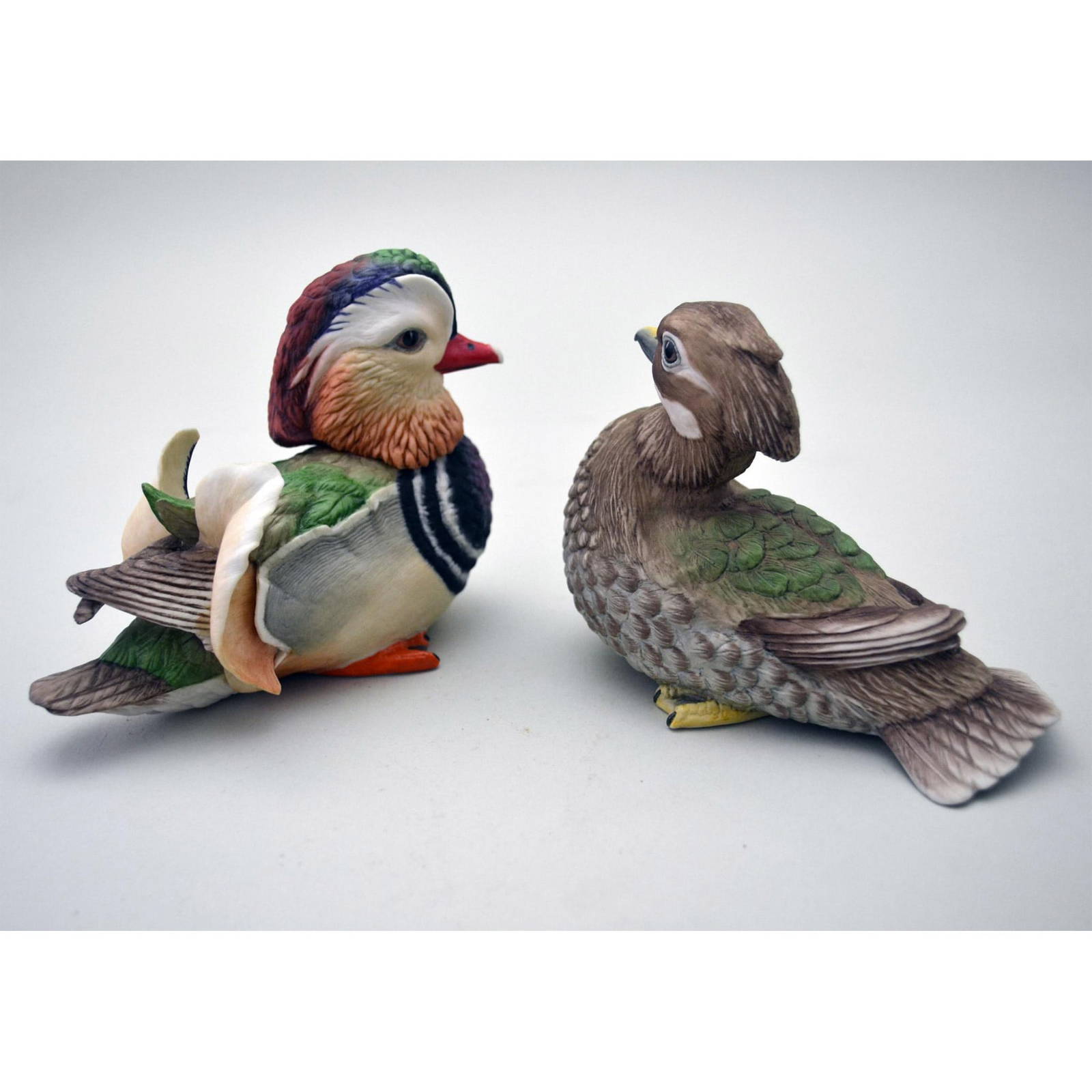 Boehm Porcelain Mandarin Ducks, Pair Auction