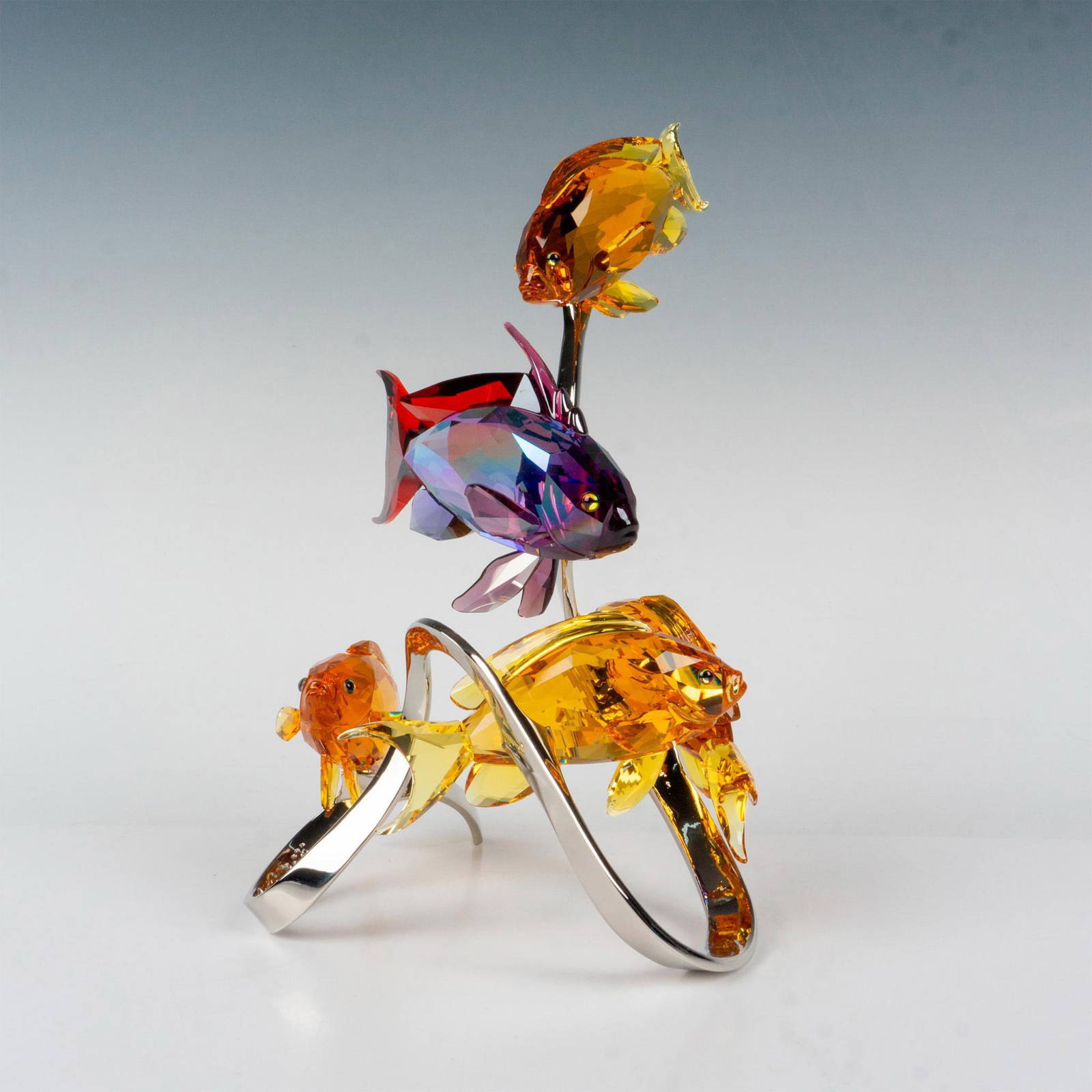 Swarovski Crystal Figurine, Sea Goldies, Topaz Auction