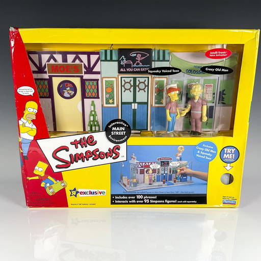 The Simpsons Interactive Main Street Environment Toy