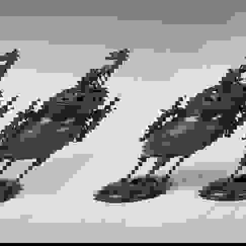 Pair Of Antique Chinese Bronze Censers Auction