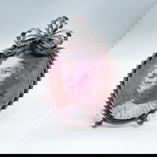 Jay Strongwater Enamel And Crystal Picture Frame Auction