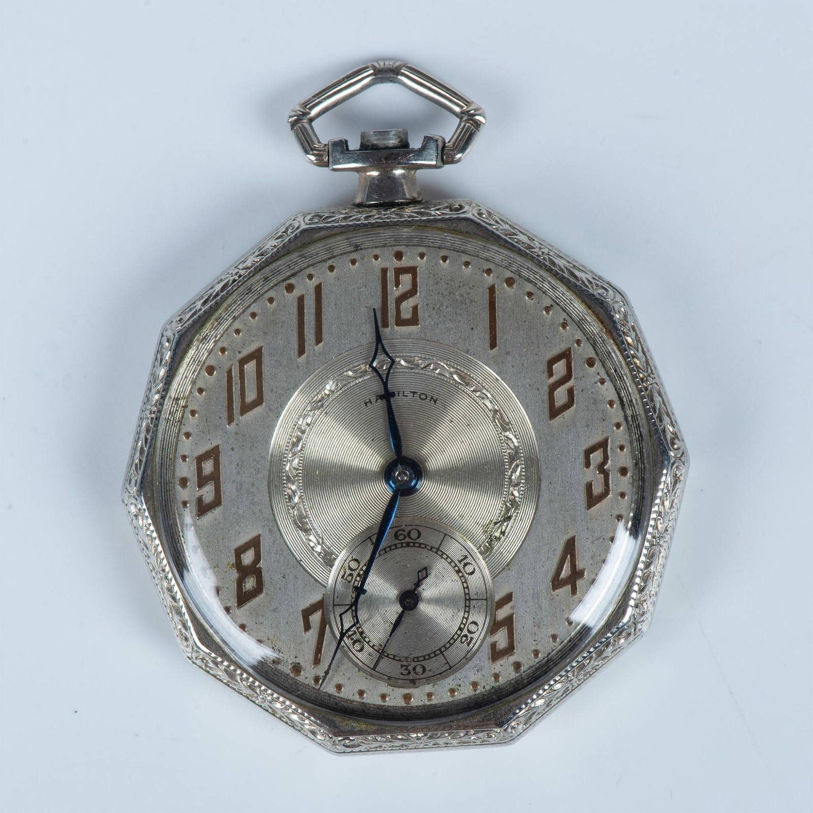 Hamilton Decagon Open Face Pocket Watch Auction