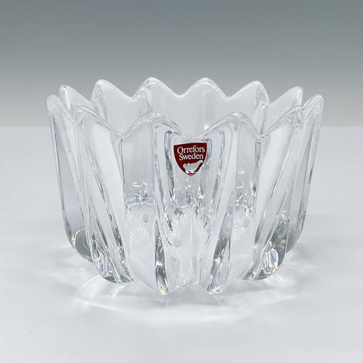 Orrefors Crystal Bowl, Fleur Pattern