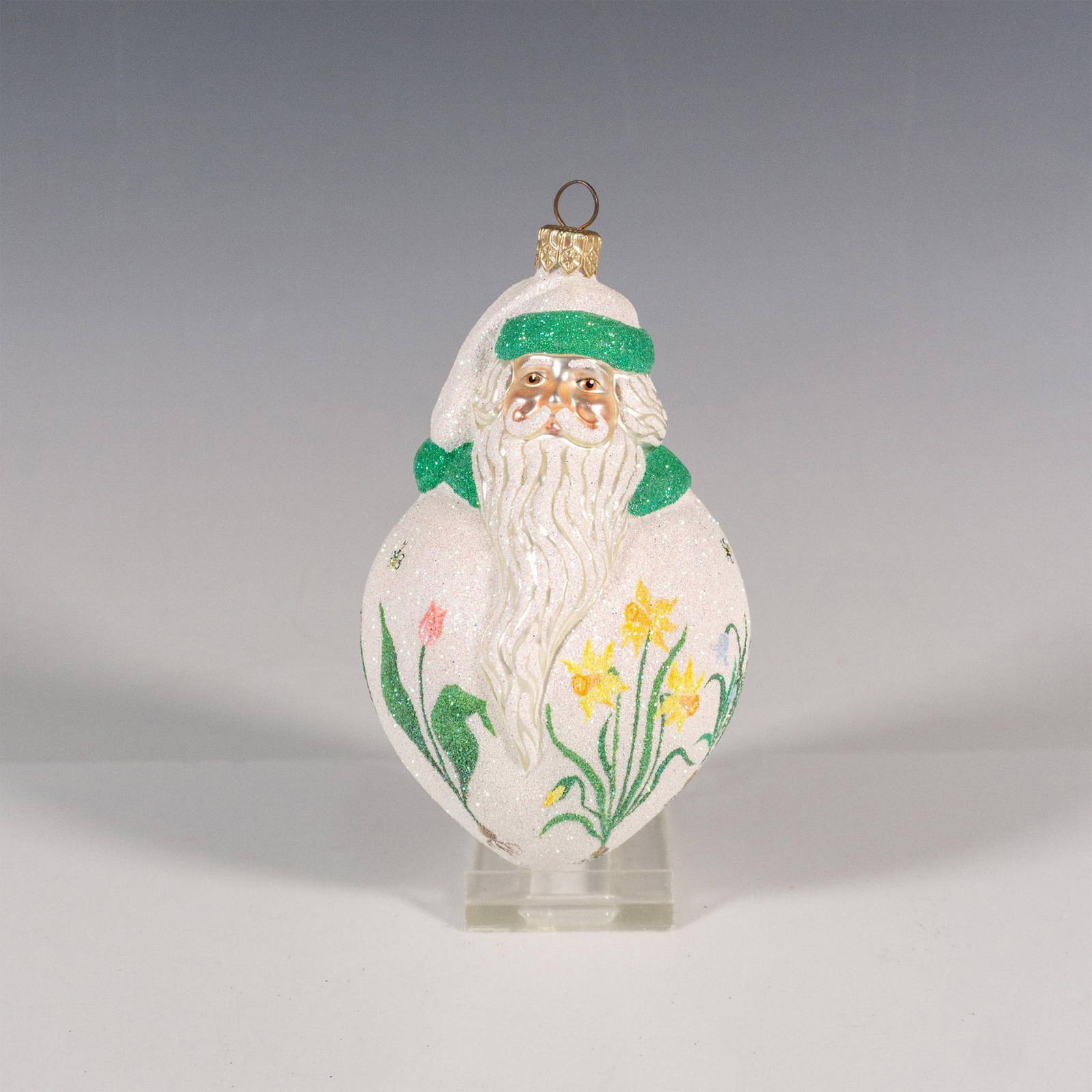 Patricia Breen Christmas Ornament, Day Flowers, Pearl Auction