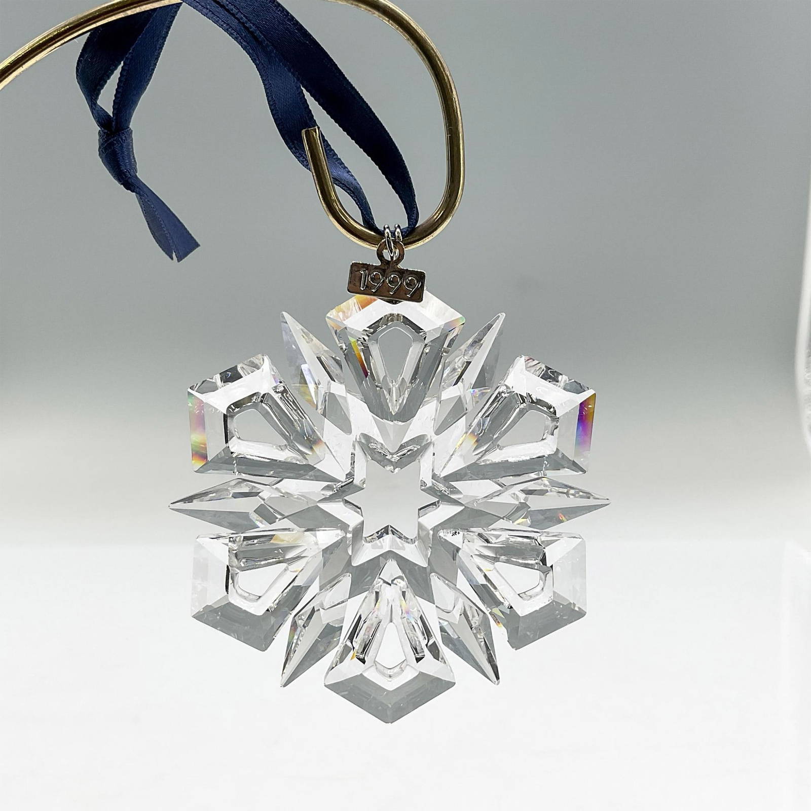 Swarovski Crystal Christmas Ornament 1999 Auction