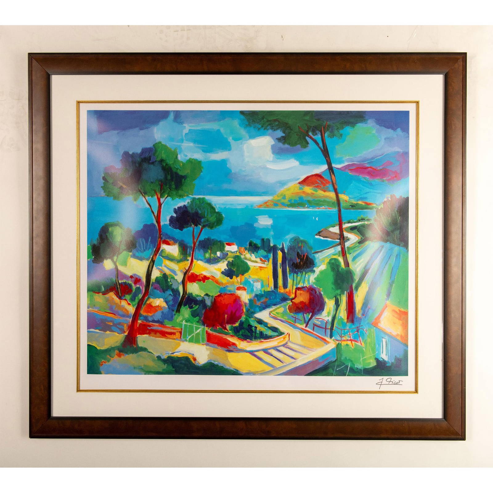 Jean-claude Picot, Original Seriolithograph On Wove Paper Auction