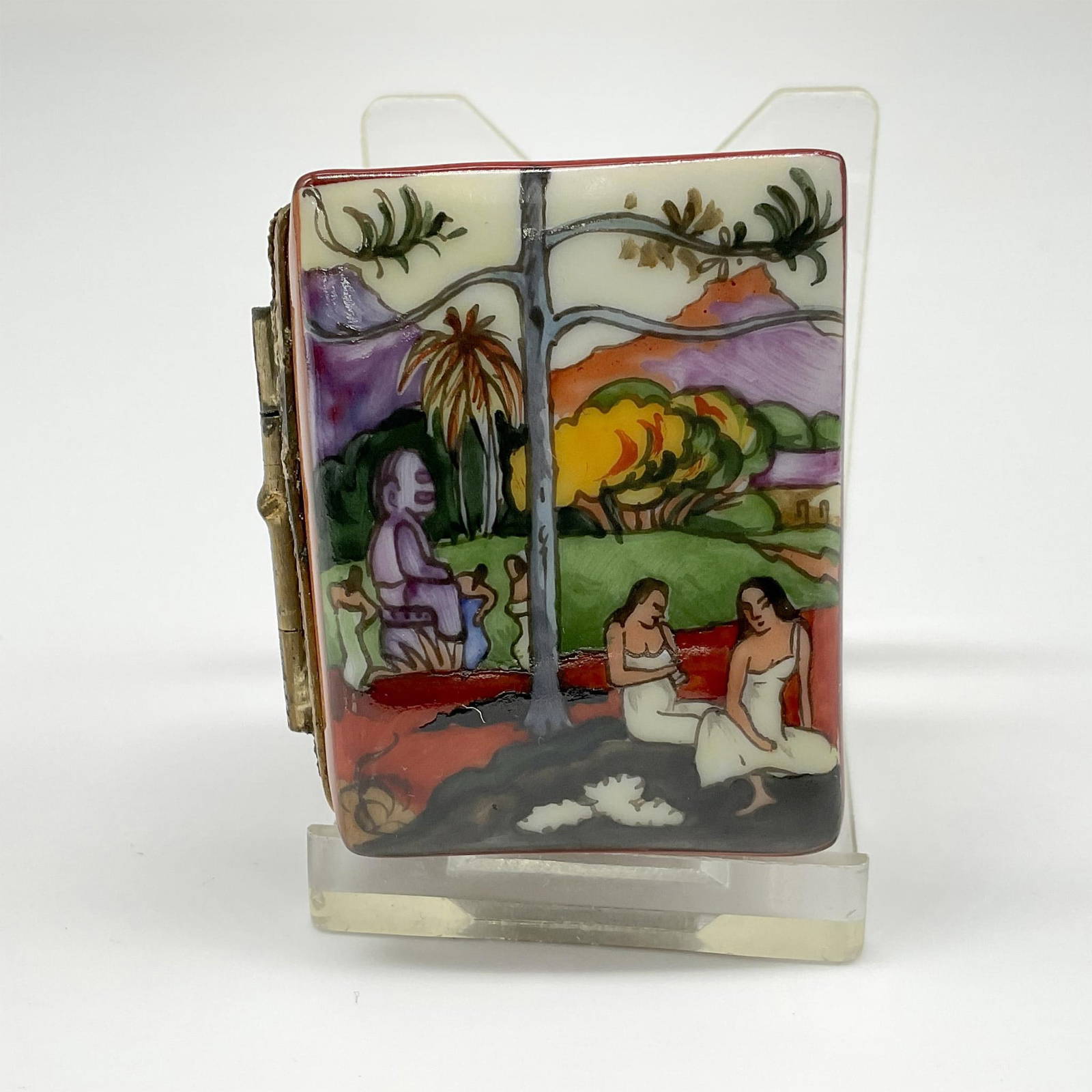 Limoges Porcelain Paul Gauguin Mata-mua Box Auction
