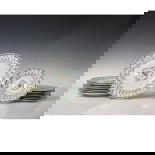 32pc Ceralene A. Raynaud Limoges China, Lafayette Pattern Auction