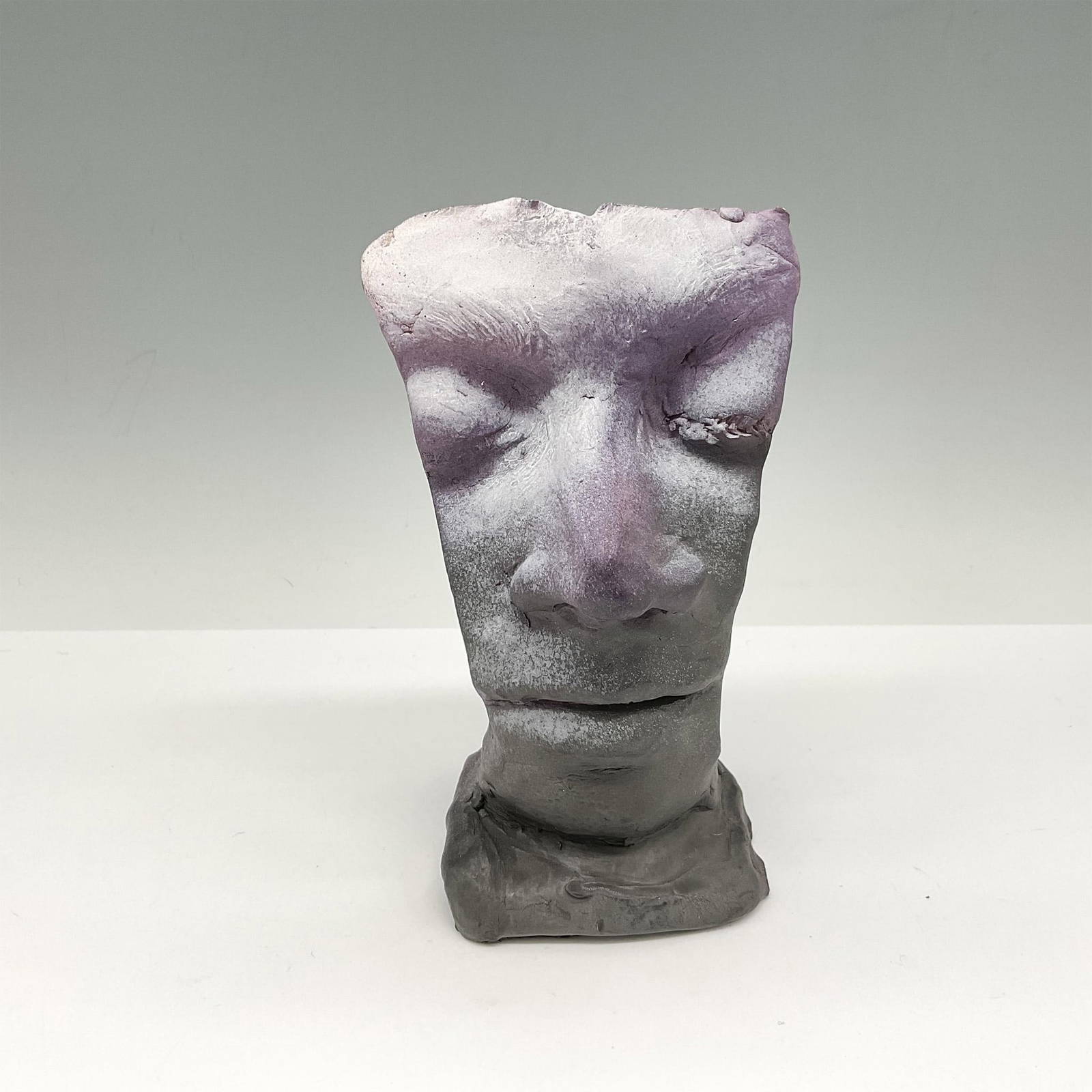 Sean Corner Clay 3d Sculpture Mask, Signed Auction
