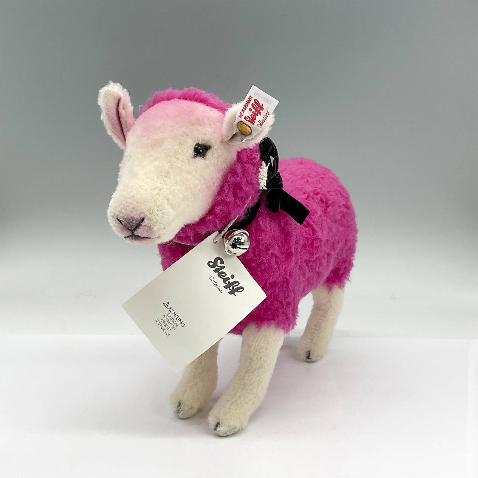 Steiff Stuffed Animal, Pinky Lamb Auction