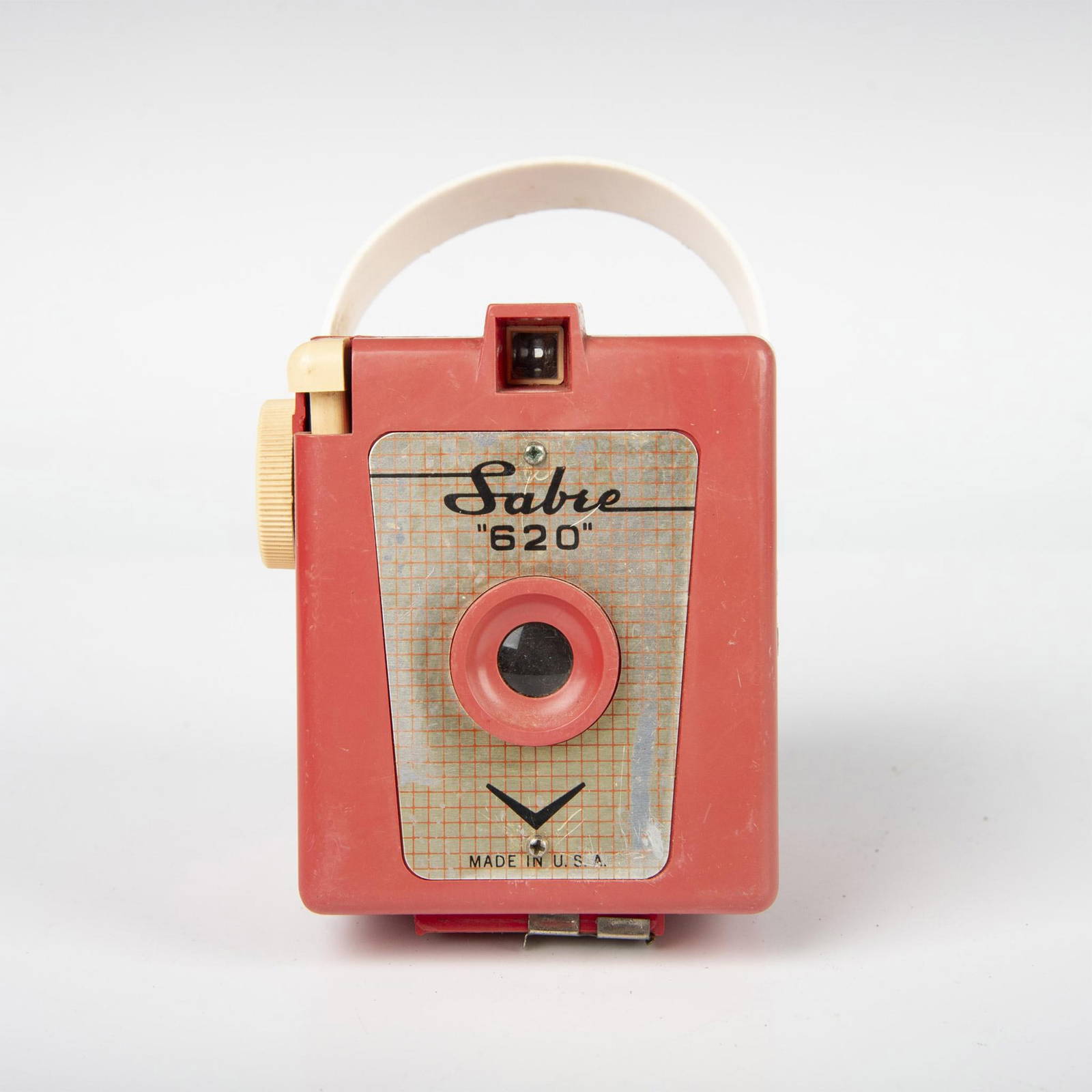Shaw-harrison Sabre 620 Film Box Camera In Red Auction