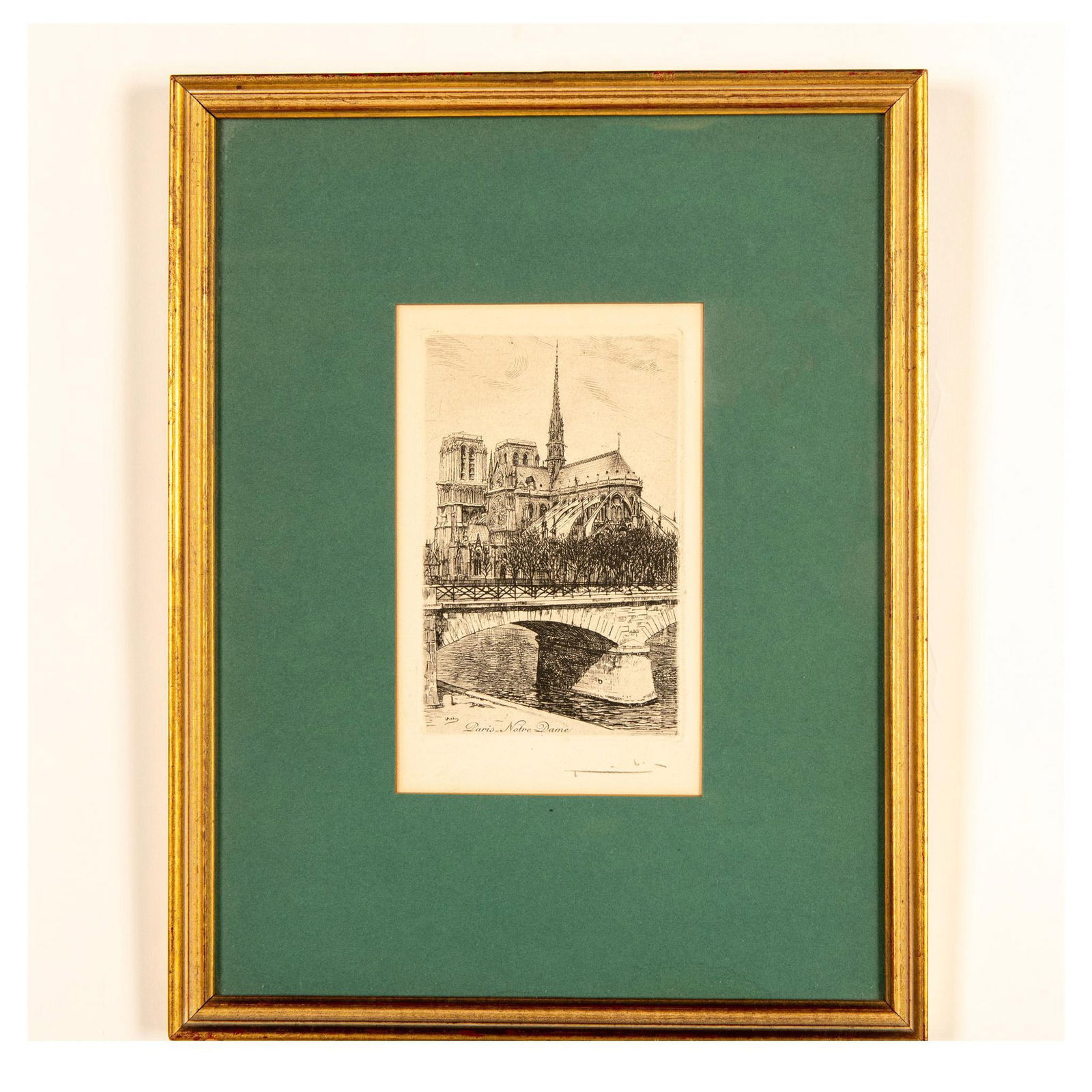 Leopold Robin Original French Etching On Paper Signed Auction