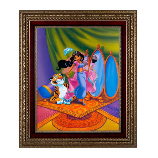 Disney Jasmine Aladdin Framed Celluloid Poster