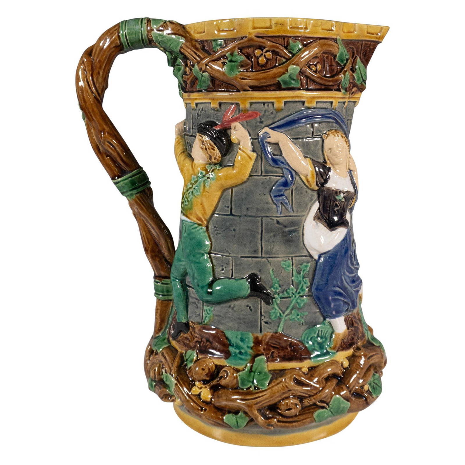 Antique Minton Majolica Tower Jug Auction
