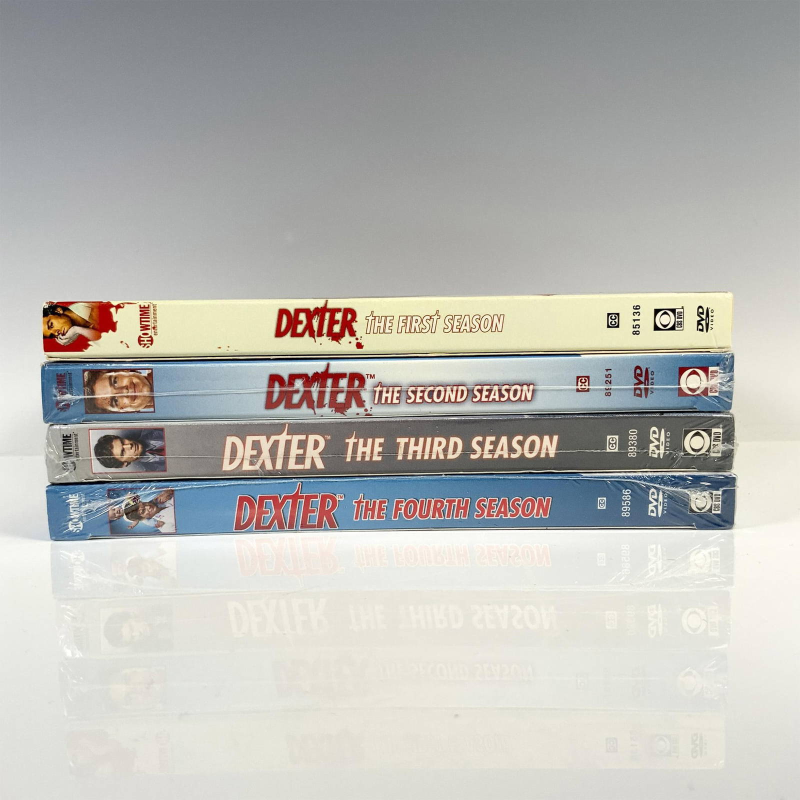 4pc Dexter Tv Series Dvd Sets, Four Seasons Auction