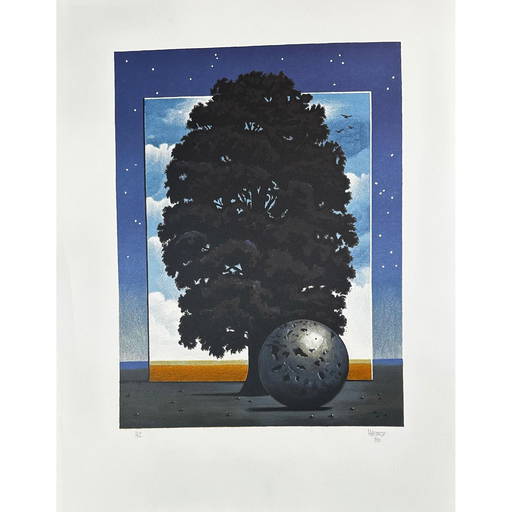 Michael Hasted (british 1945) Lithograph Light Of Discovery, Signed