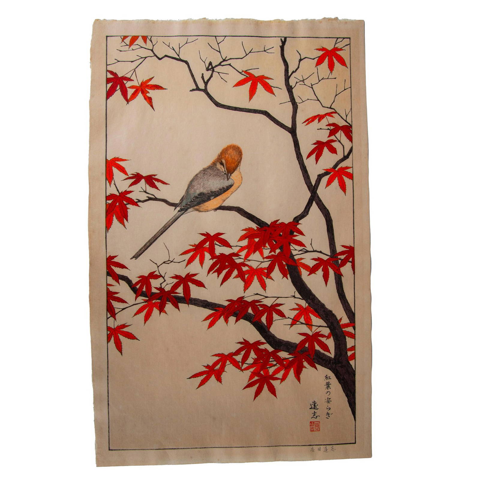 Toshi Yoshida, Original Color Woodcut On Paper, Signed Auction