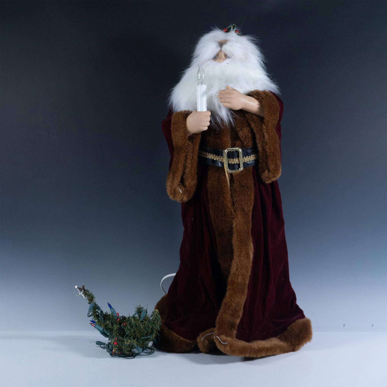 Telco Christmas Light Up Animatronic Santa Claus Auction