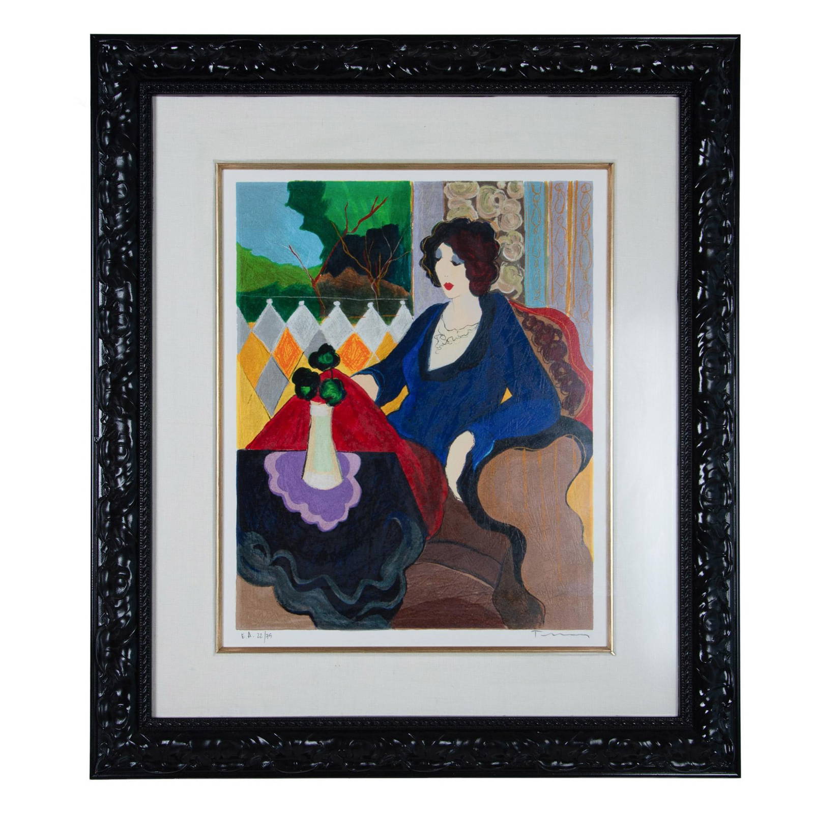 Itzchak Tarkay, Artist Proof Color Serigraph On Paper Signed Auction