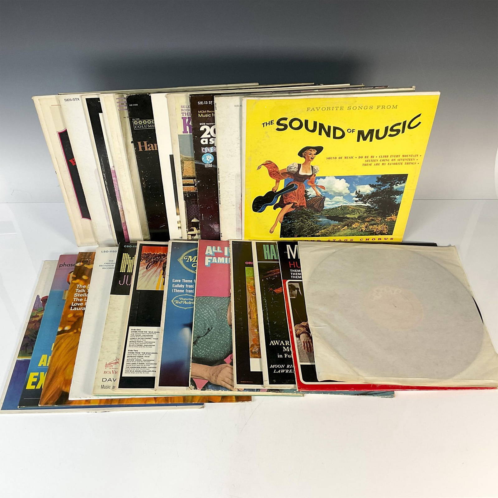 23pc 12-inch Musical And Soundtrack Vinyl Records Auction