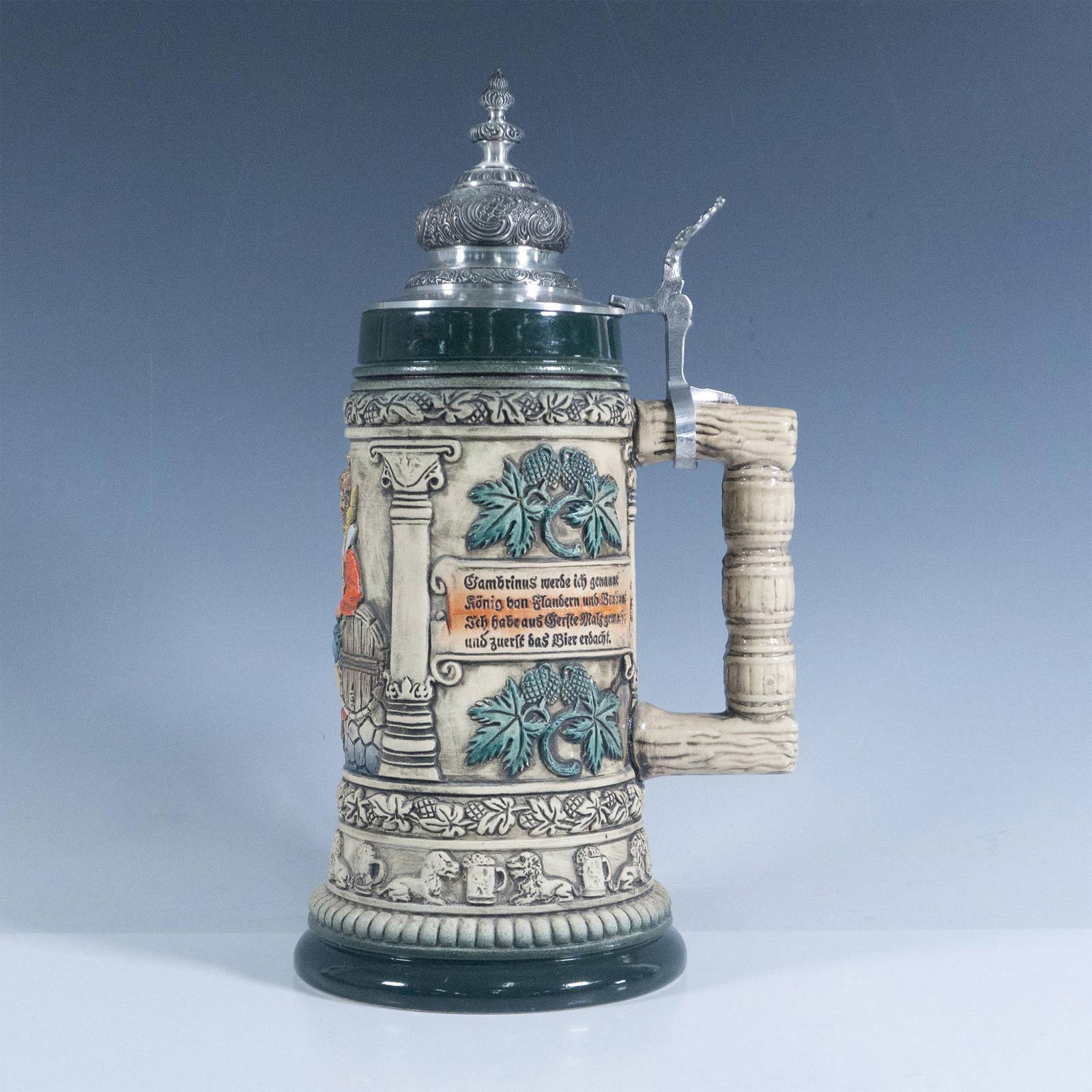 Thewalt Stoneware Stein, Gambrinus - King Of Beers Auction