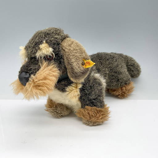 Steiff Stuffed Animal Dachshund Dog, Raudi Wirehaired