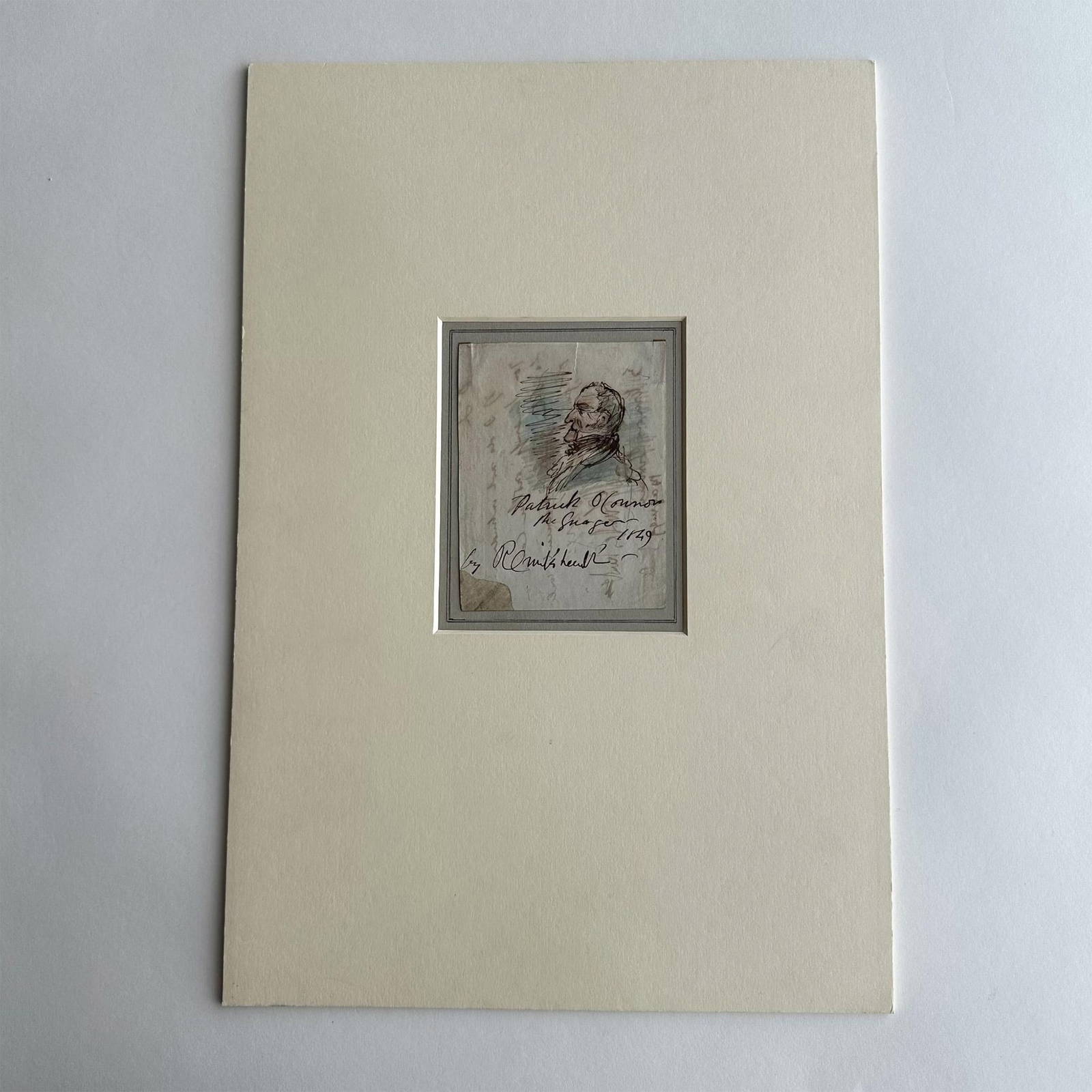 Robert Cruikshank, Antique Watercolor & Ink On Paper Signed Auction