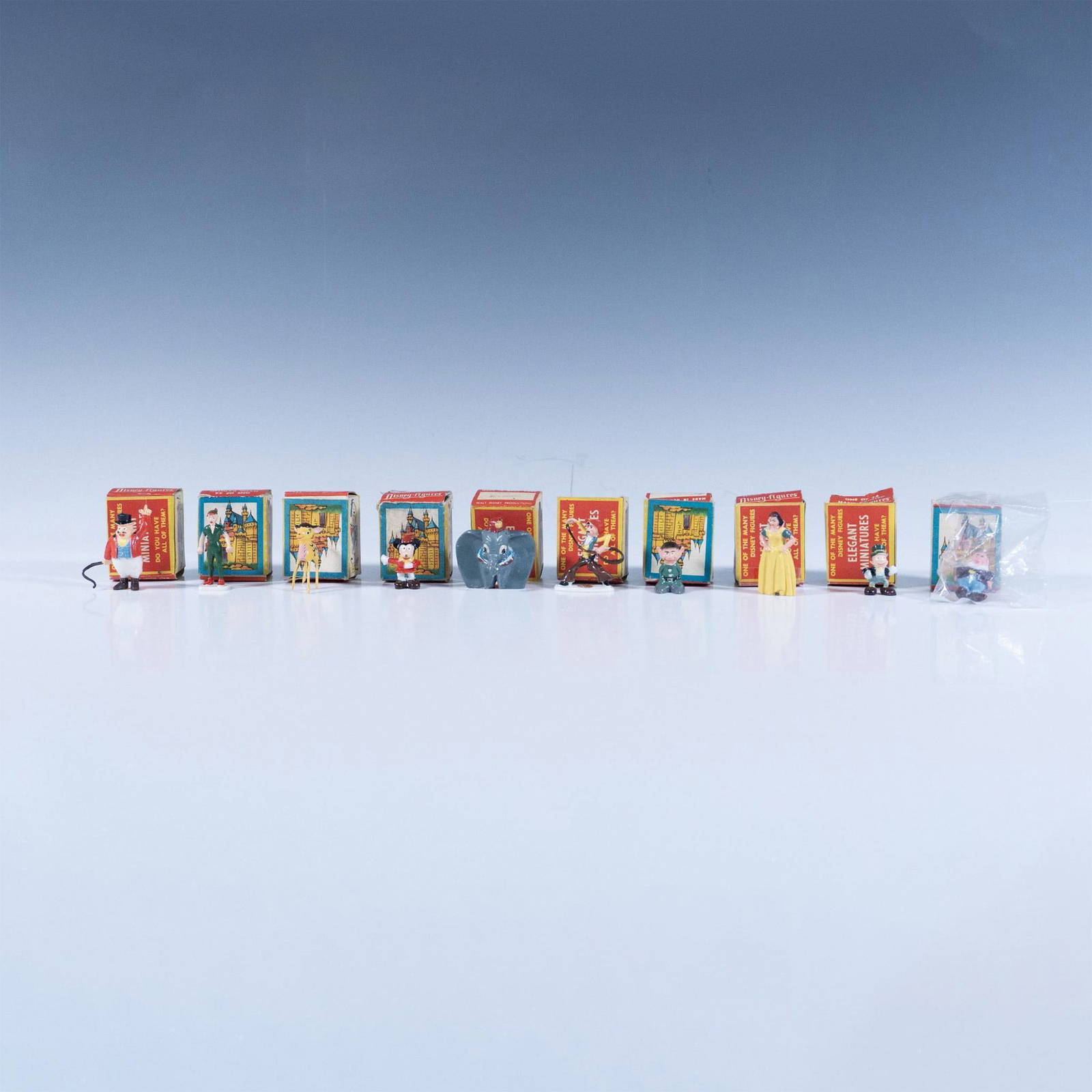 10pc Marx Toys Disneykin Elegant Miniatures Figurines Auction