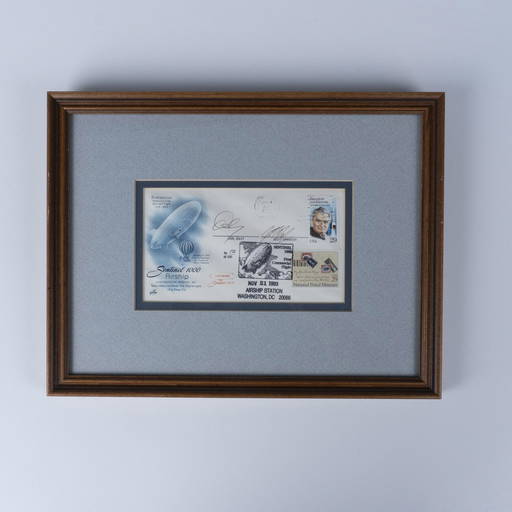 Original Signed Sentinel 1000 Airship Envelop W/ Stamps