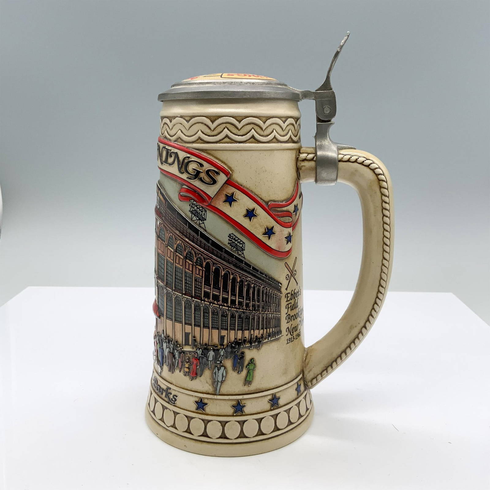 Lcs Baseball Stadium Stein, The Old Ball Parks-ebbets Field Auction